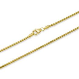 UNIQUE 585er Goldkette: Schlangenkette Gold 50cm