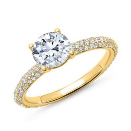 Brilladia Ring 750er Gold mit Diamanten