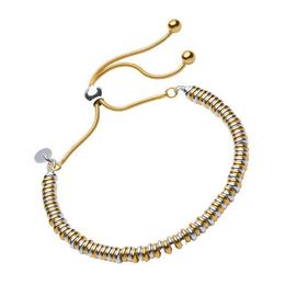 UNIQUE Armband mit vergoldeten und silbernen Beads für Damen
