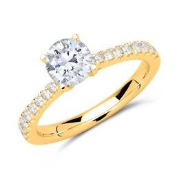 Brilladia 750er Gold Ring mit Brillanten