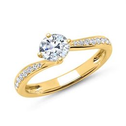 Brilladia Ring 585er Gold mit Diamanten