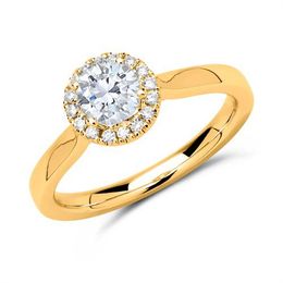 Brilladia Ring 585er Gold mit Diamanten