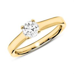 Brilladia 585er Goldring mit Diamant 0,50 ct.