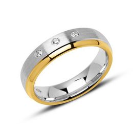 vivo Ring für Damen aus 925er Silber vergoldet mit Zirkonia