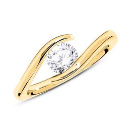 Brilladia Ring aus 14K Gold mit Diamant 0,50 ct.