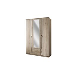 Kleiderschrank Duo - holzfarben - 135 cm - 199 cm - 58 cm - Sconto