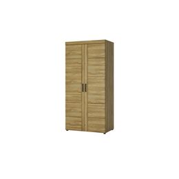 Kleiderschrank Cortina - holzfarben - 93 cm - 195 cm - 58 cm - Sconto