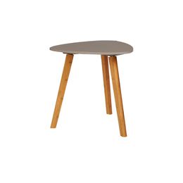 Höffner Beistelltisch Bamboo ¦ grau ¦ Maße (cm): B: 40 H: 40 » Höffner