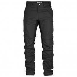 Fjällräven Fjällräven - Abisko Lite Trekking Zip-Off Trousers - Trekkinghose Gr 42 - Regular schwarz