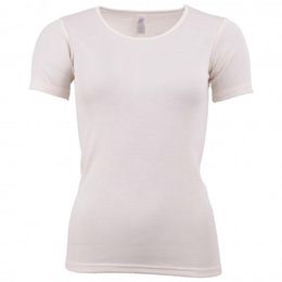 Engel - Women's Unterhemd S/S - Merinounterwäsche Gr 34/36 weiß/grau