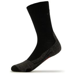 Falke - TK2 - Wandersocken 39-41 | EU 39-41 schwarz