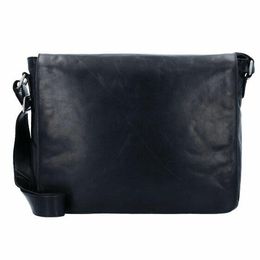 Leonhard Heyden Cambridge Messenger Leder 38 cm Laptopfach schwarz