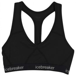 Icebreaker - Women's Sprite Racerback Bra - Merinounterwäsche Gr XS schwarz