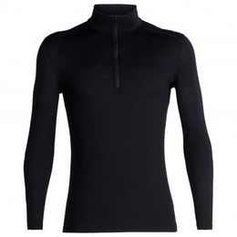 Icebreaker - 200 Oasis L/S Half Zip - Merinounterwäsche Gr S schwarz