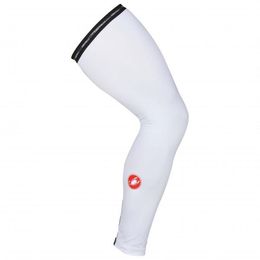 Castelli - UPF 50+ Light Leg Sleeves - Beinlinge Gr S weiß