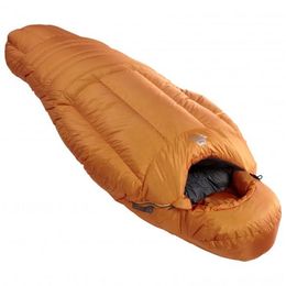 Mountain Equipment - Snowline - Daunenschlafsack Gr Regular - Body Size: 185 cm Zip: Left Marmalade