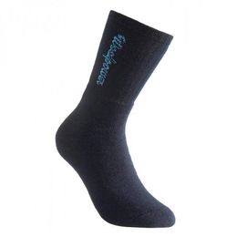 Woolpower - Sport Socks 400 Logo - Wandersocken 36-39 | EU 36-39 blau/schwarz
