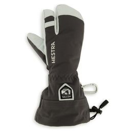Hestra - Army Leather Heli Ski 3 Finger - Handschuhe Gr 11 grau/schwarz