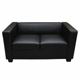 Mendler 2er Sofa Couch Loungesofa Lille, Kunstleder ~ Variantenangebot 14205+14243