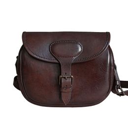 Mil-Tec Leder Umh&auml;ngetasche English Style Cartridge Bag