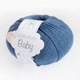 Cool Wool Baby, 50 g von Lana Grossa, Taubenblau, aus Schurwolle