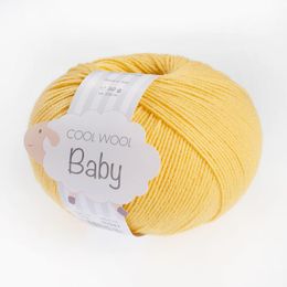 Cool Wool Baby, 50 g von Lana Grossa, Gelb, aus Schurwolle
