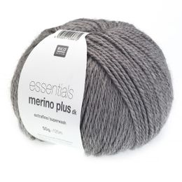 Essentials Merino Plus dk von Rico Design, Hellgrau, aus Polyacryl