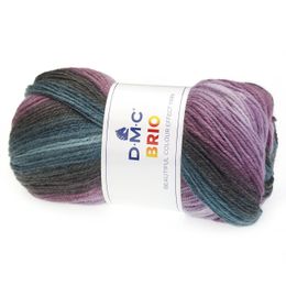 Brio von DMC, Ozean/Dunkelgr&uuml;n/Violett, aus Polyacryl