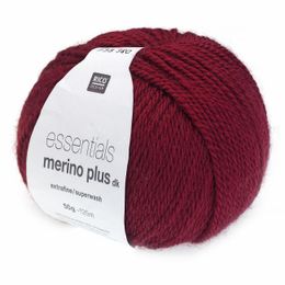 Essentials Merino Plus dk von Rico Design, Bordeaux, aus Polyacryl