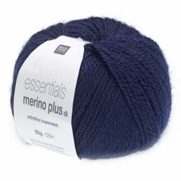 Essentials Merino Plus dk von Rico Design, Nachtblau, aus Polyacryl