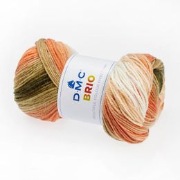 Brio von DMC, Natur/Koralle/Beige/Braun, aus Polyacryl