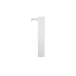 Höffner Spiegelgarderobe Luce ¦ weiß ¦ Glas,Holzwerkstoff ¦ Maße (cm): B: 64 H: 190 T: 33.0 » Höffner