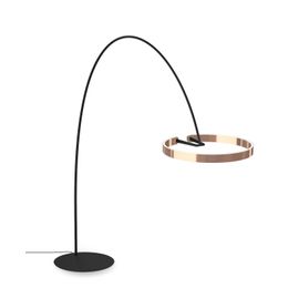 Occhio Mito largo air wide rose gold/Base Schwarz matt