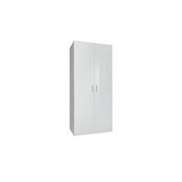 Kleiderschrank Malta - weiß - 80 cm - 185 cm - 40 cm - Sconto