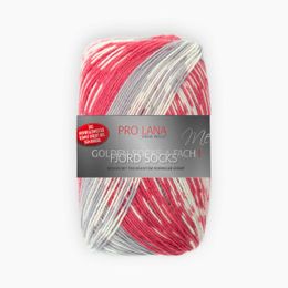 Sockenwolle Fjord Socks von Pro Lana, Rot Color, aus Schurwolle