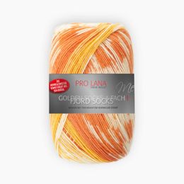 Sockenwolle Fjord Socks von Pro Lana, Gelb Color, aus Schurwolle