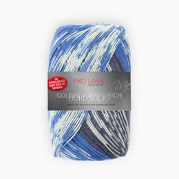 Sockenwolle Fjord Socks von Pro Lana, Blau Color, aus Schurwolle