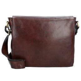 Leonhard Heyden Cambridge Messenger Leder 32 cm Laptopfach rotbraun