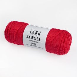 Sockenwolle JAWOLL Superwash von Lang Yarns, Rot, aus Schurwolle