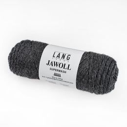 Sockenwolle JAWOLL Superwash von Lang Yarns, Anthrazit melange, aus Schurwolle