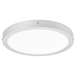 Paulmann LED-Panel 'Lunar' chrom, matt, 40 cm