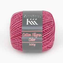 Cotton Filigran Color von KKK, Rot-Color, aus Baumwolle