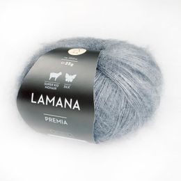 Premia von lamana, Schiefergrau, aus Mohair
