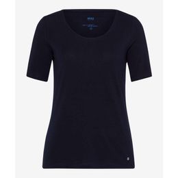 Brax Damen Shirt Style CORA, Blau, Gr. 42