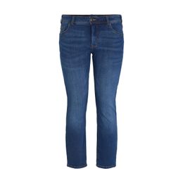 Tom Tailor Damen Plus - Slim Jeans, blau, Gr. 54