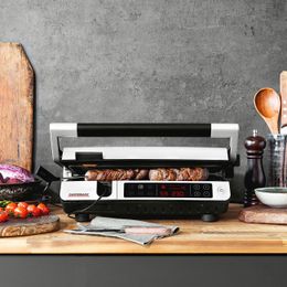 Gastroback BBQ Advanced Control Kontaktgrill, Tischgrill, 6 Automatikprogramme