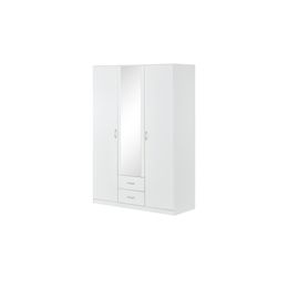 Kleiderschrank Case - weiß - 136 cm - 197 cm - 54 cm - Sconto