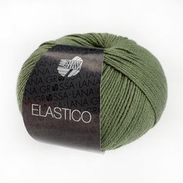 Elastico von Lana Grossa, Oleandergr&uuml;n, aus Baumwolle