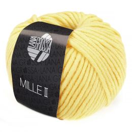 Mille II von Lana Grossa, Sonnengelb, aus Schurwolle