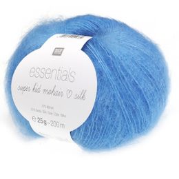 Essentials Super Kid Mohair Loves Silk von Rico Design, Azur, aus Mohair